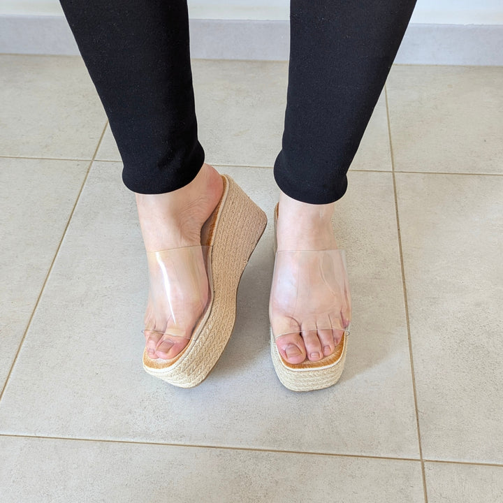 Mules compensées – Go Glamour